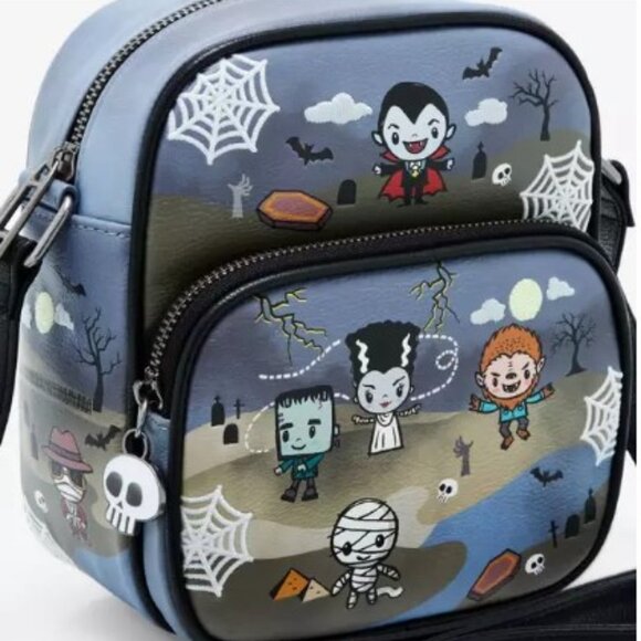 Box Lunch | Bags | Universal Monsters Frankenstein Purse Glowinthedark ...